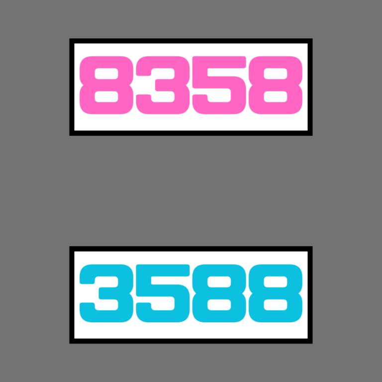 8358と3588、どっちが良い？ – 車のナンバープレートを徹底比較